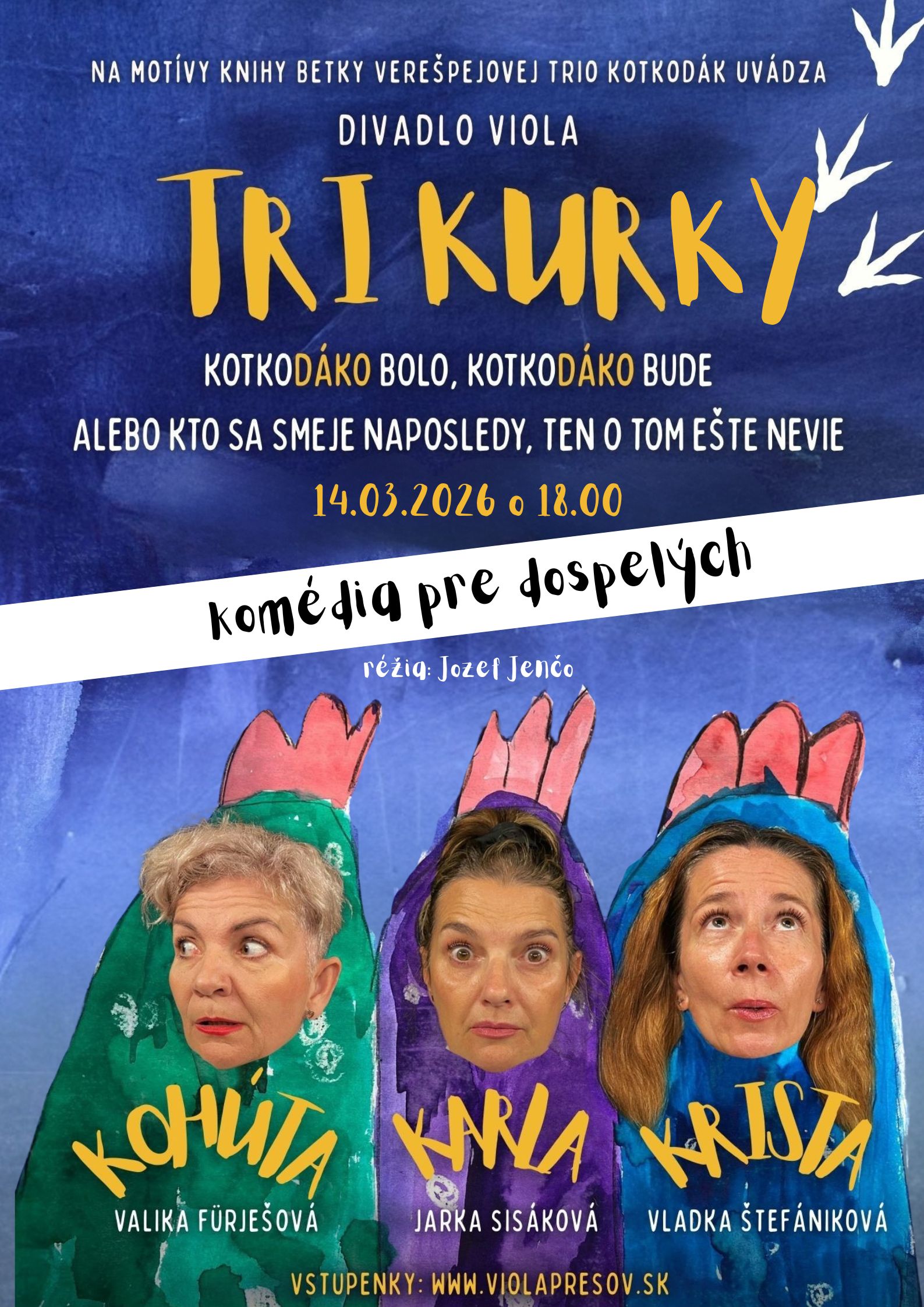 Tri kurky